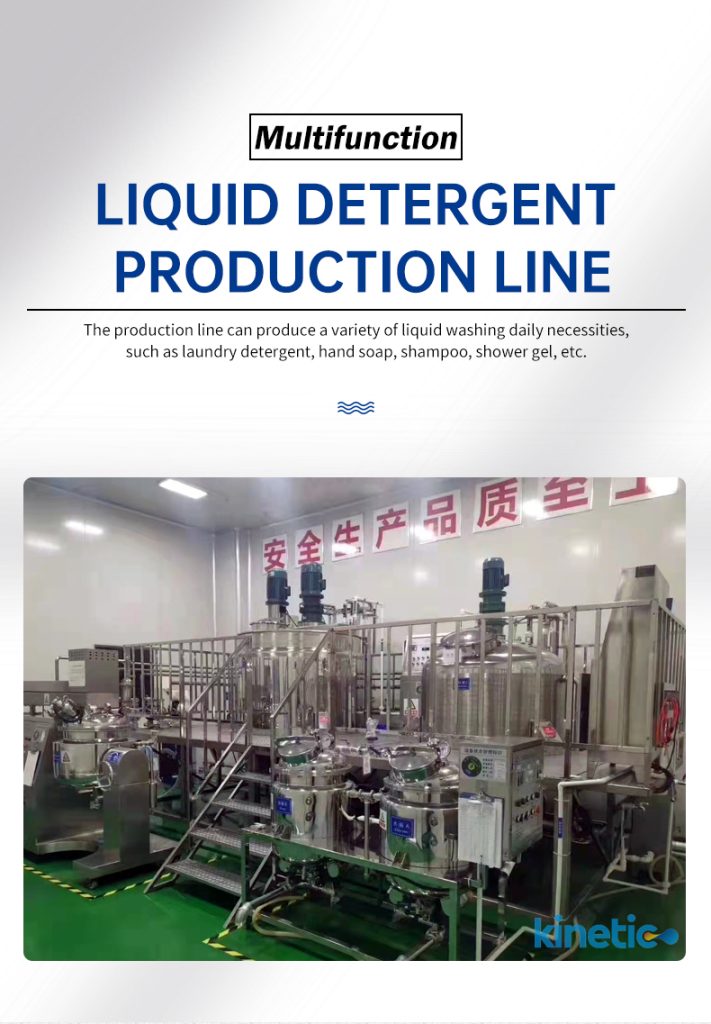 1000L Laundry Liquid Production Line - Soap Making Machine | Detergent ...